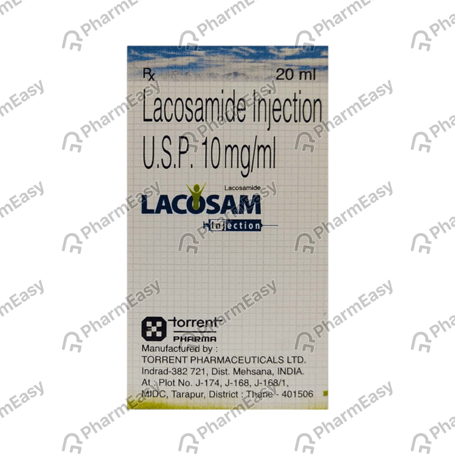Buy Lacosam 10 MG/ML Injection (20) Online at Flat 15% OFF | PharmEasy