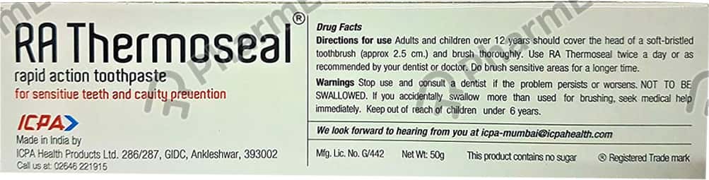 Buy THERMOSEAL RA 5/0.7 % CREAM 50 GM Online & Get Upto 60% OFF at PharmEasy