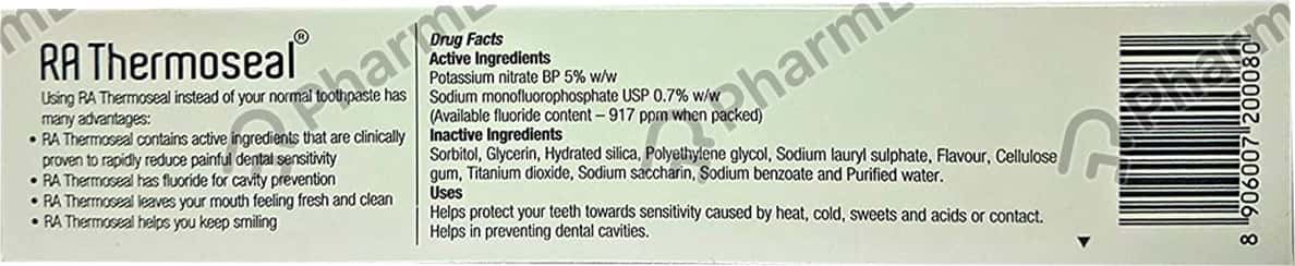 Buy THERMOSEAL RA 5/0.7 % CREAM 50 GM Online & Get Upto 60% OFF at PharmEasy