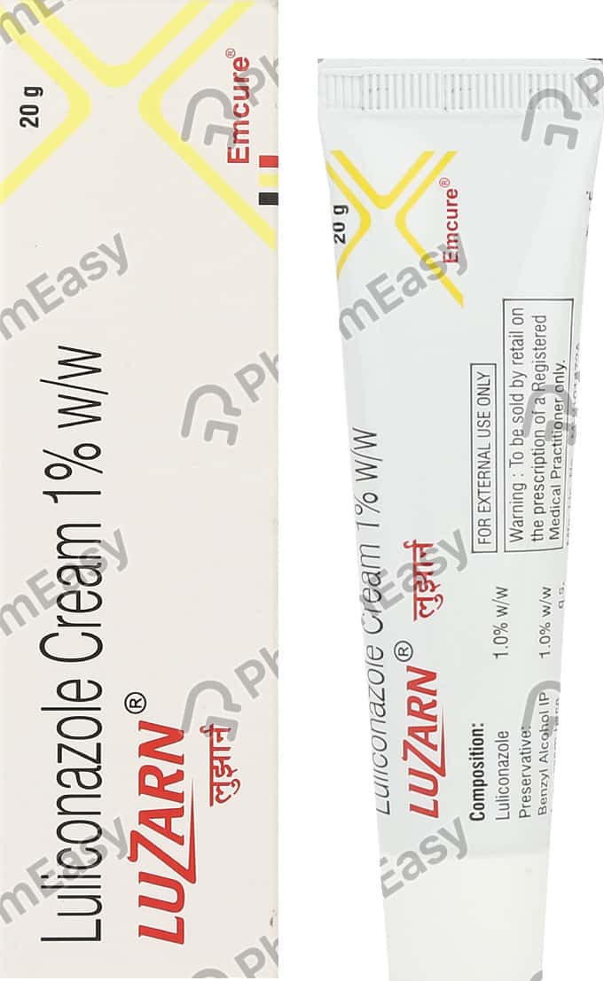 Luzarn 1 % Cream (20): Uses, Side Effects, Price & Dosage | PharmEasy