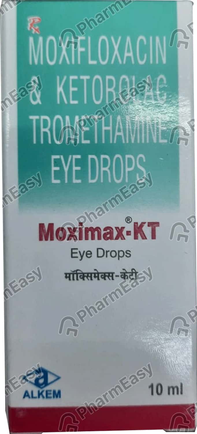Moximax Kt Bottle Of 10ml Eye Drops: Uses, Side Effects, Price & Dosage ...