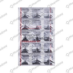 Pregabid Nt 75/10 Mg Strip Of 10 Tablets: Uses, Side Effects, Price ...