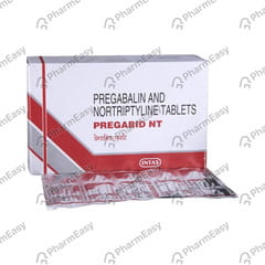 Pregabid Nt 75/10 Mg Strip Of 10 Tablets: Uses, Side Effects, Price ...