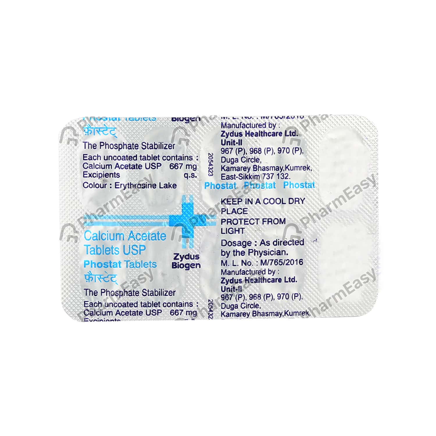 Phostat 667 MG Tablet (10) - Uses, Side Effects, Dosage, Composition ...