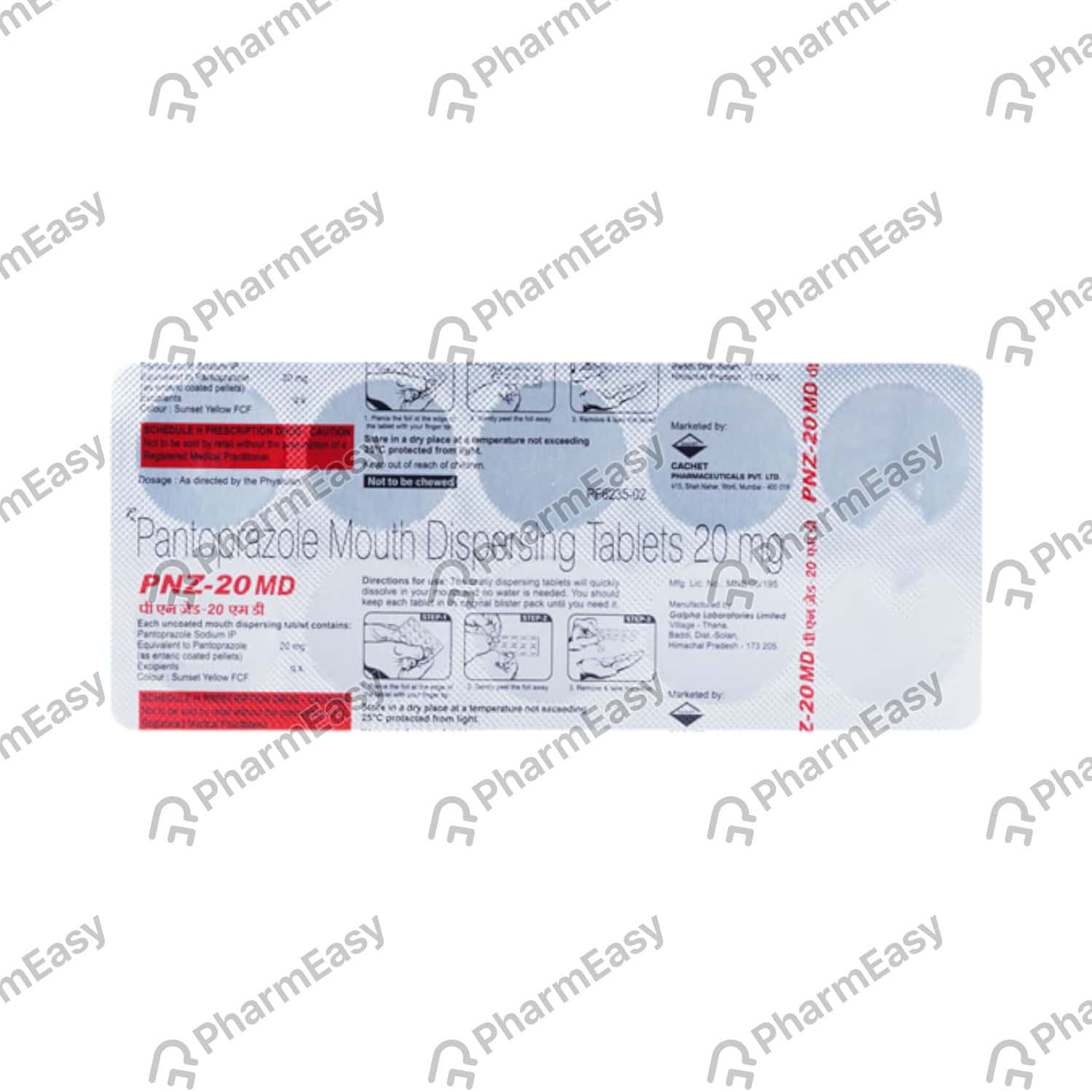 Pnz 20 MG Tablet (10): Uses, Side Effects, Price & Dosage | PharmEasy