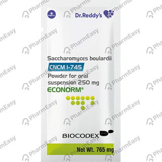 Econorm 250 MG Oral Powder (0.765): Uses, Side Effects, Price & Dosage ...
