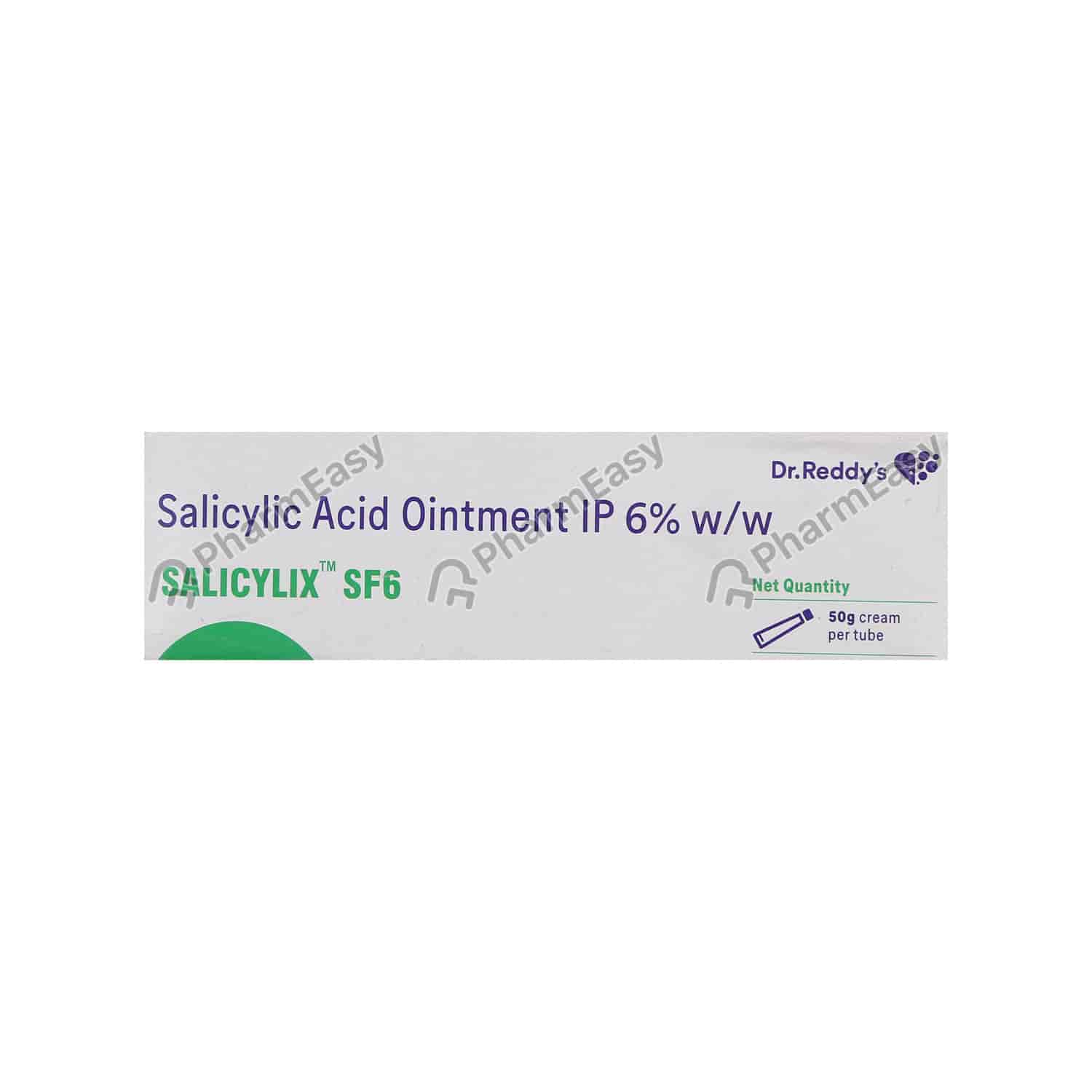 Buy Salicylix Sf 6 % Cream 50 Gm Online at Flat 18% OFF* | PharmEasy