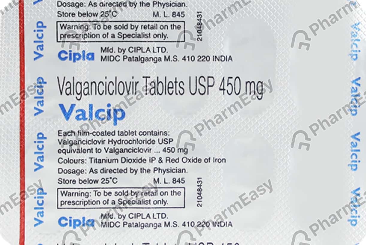 Buy Valcip 450 MG Tablet (10) Online at Flat 15% OFF | PharmEasy