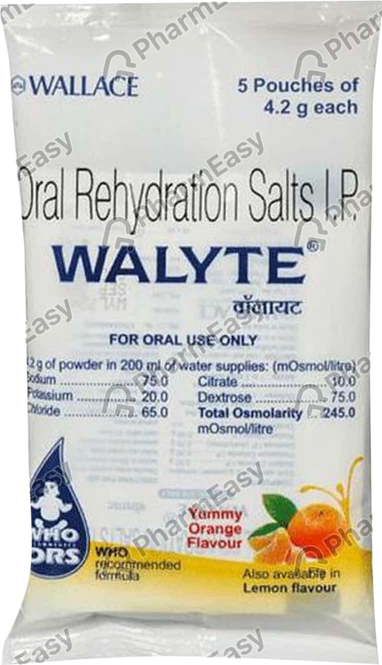 Oralyte Ors Orange Flavour Sachet Of 21gm Powder: Uses, Side Effects ...