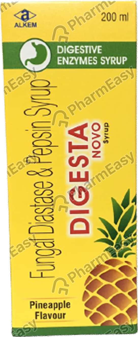 Digesta Novo Pineapple Flavour Syrup 200ml: Uses, Side Effects, Price ...