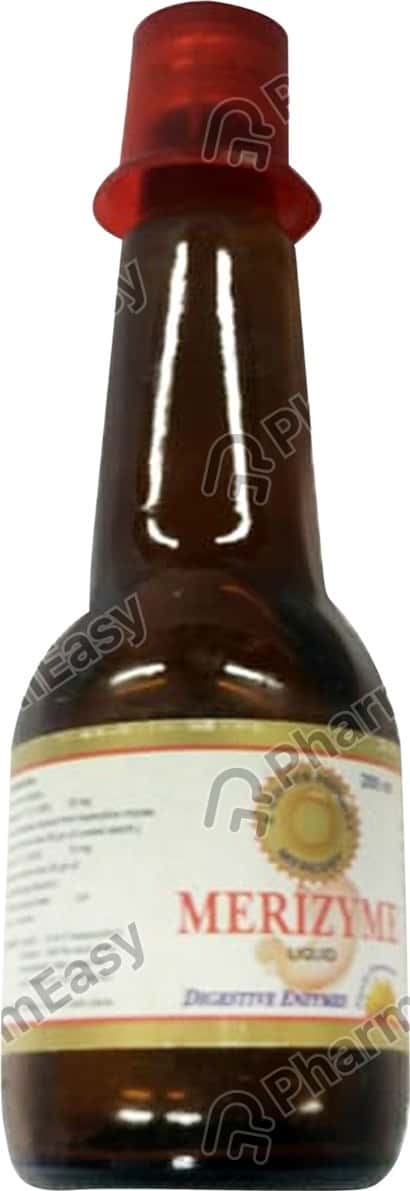 Merizyme Liquid 200ml: Uses, Side Effects, Price & Dosage | PharmEasy