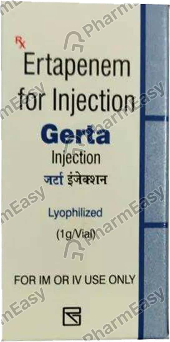 Buy Gerta 1 G Powder For Injection (1) Online at Flat 15% OFF | PharmEasy