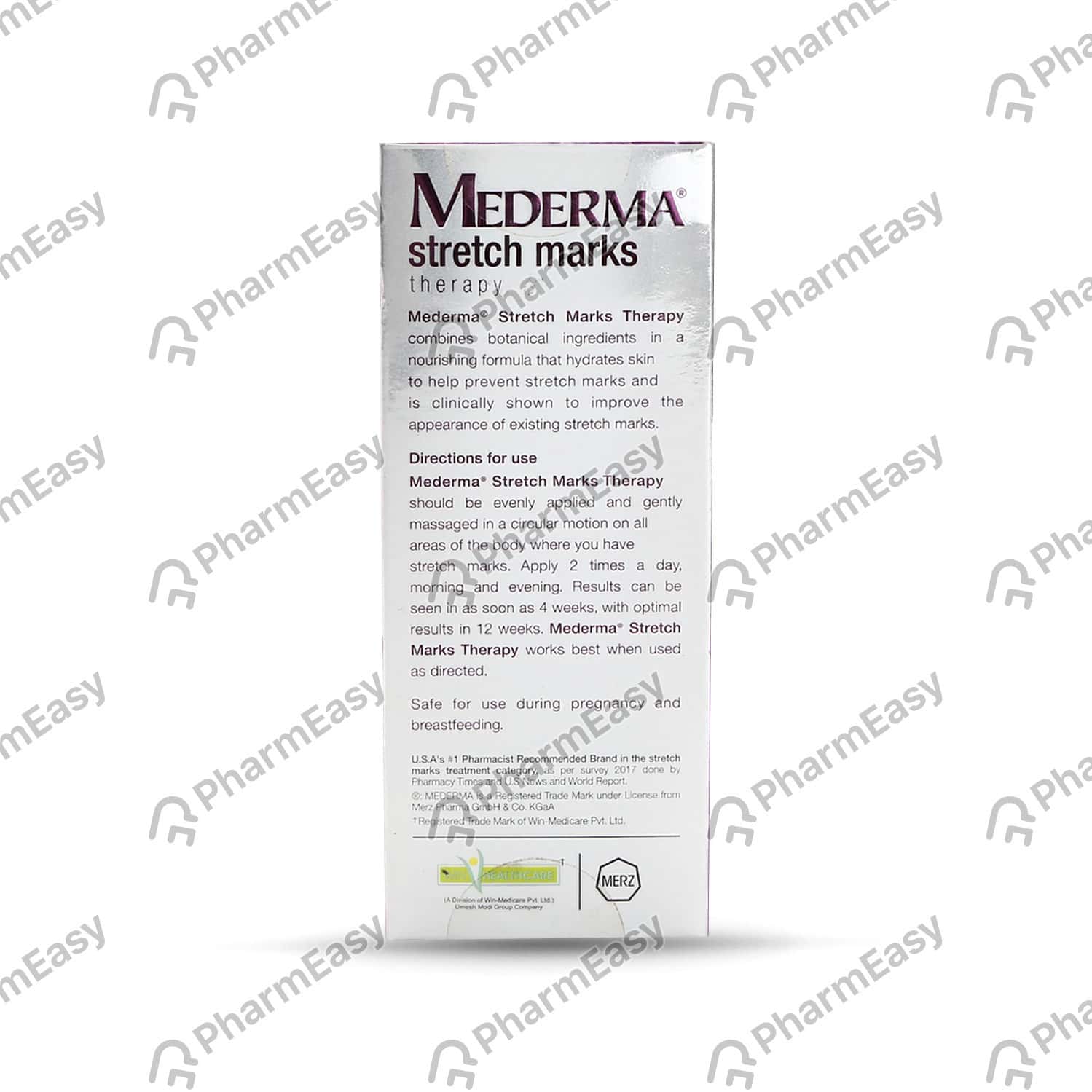 Buy MEDERMA STRETCH MARKS THERAPY TUBE OF 50GM CREAM Online & Get Upto ...