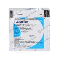 Buy Gasofilm 62.5 MG Orally Disintegrating Strip (1) Online at Flat 18% ...