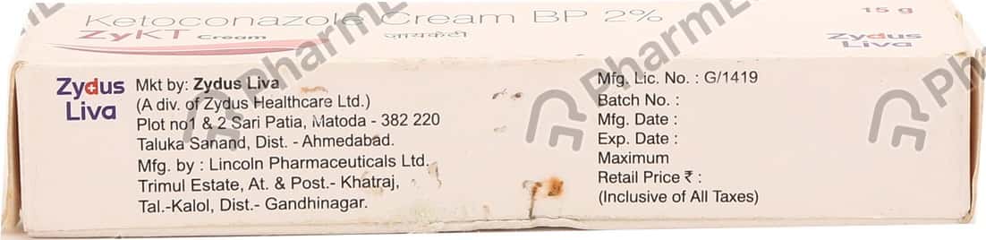 Zykt 2 % Cream (15): Uses, Side Effects, Price & Dosage | PharmEasy