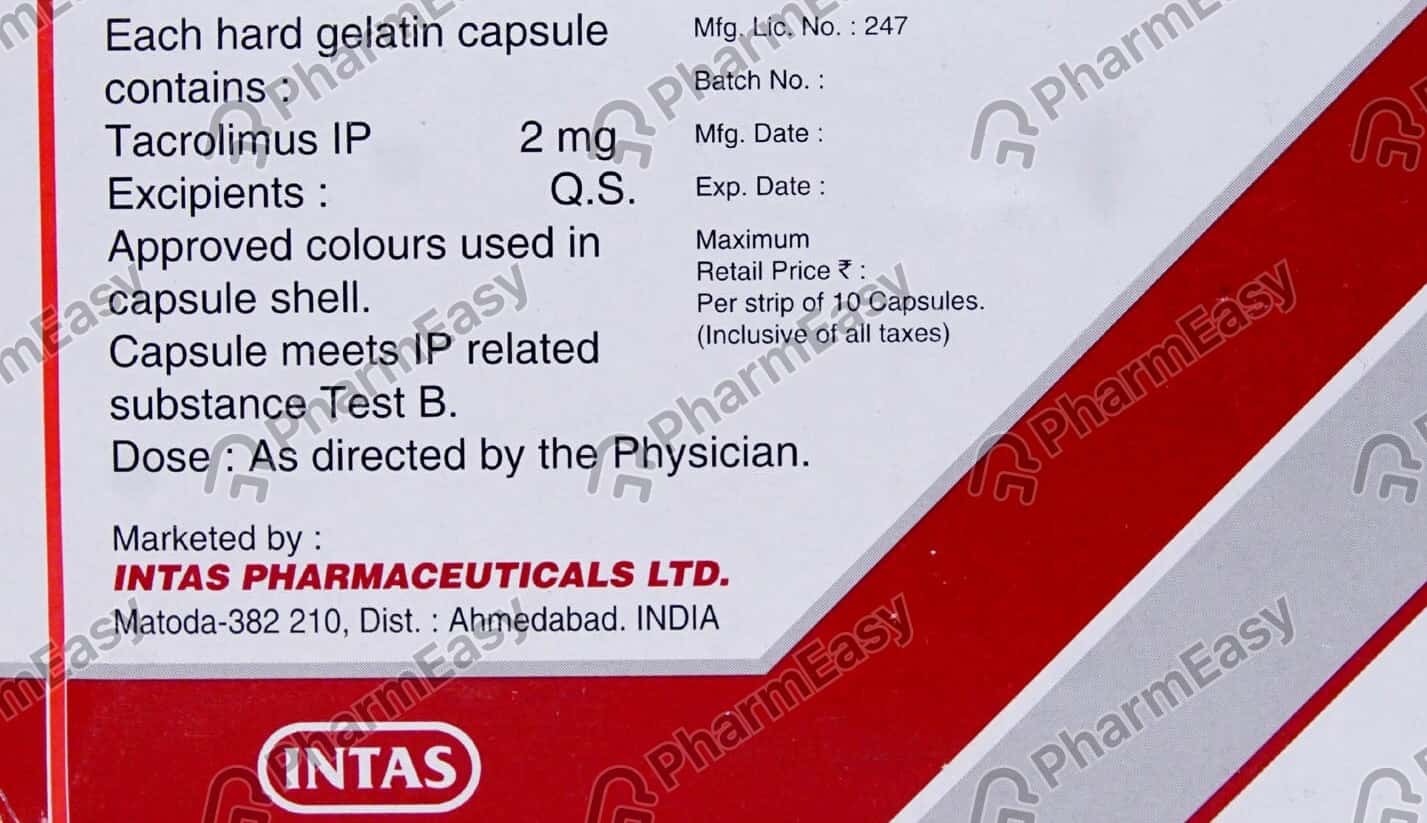 Takfa 2 MG Capsule (10): Uses, Side Effects, Price, Dosage ...