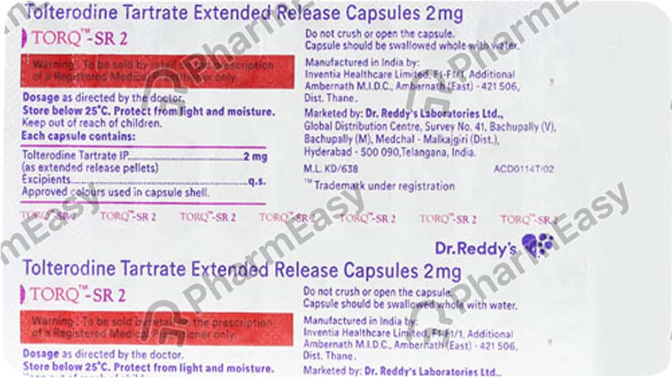 Torq Sr 2 MG Tablet (30): Uses, Side Effects, Price & Dosage | PharmEasy