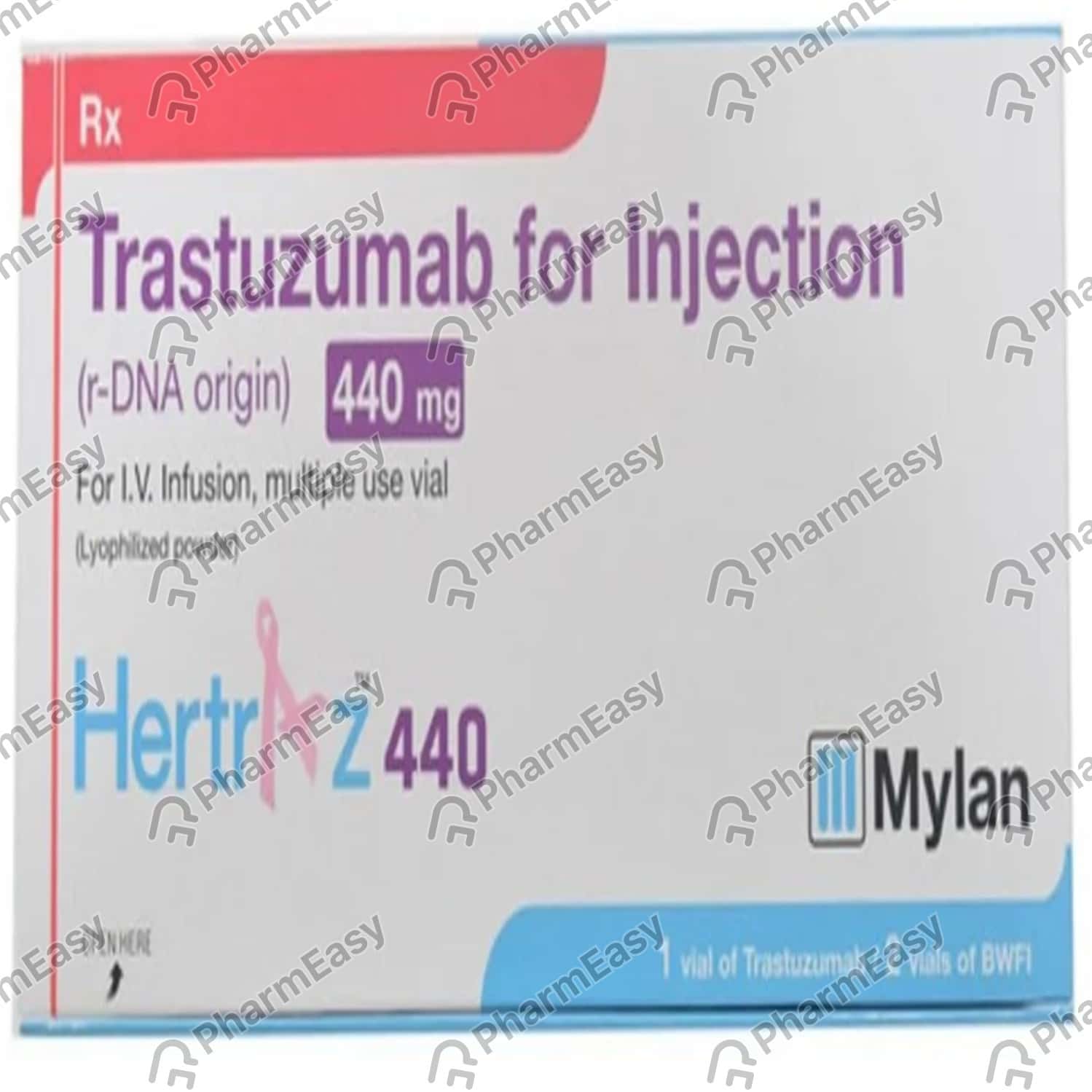 Hertraz 440 MG Powder For Injection (1): Uses, Side Effects, Price ...