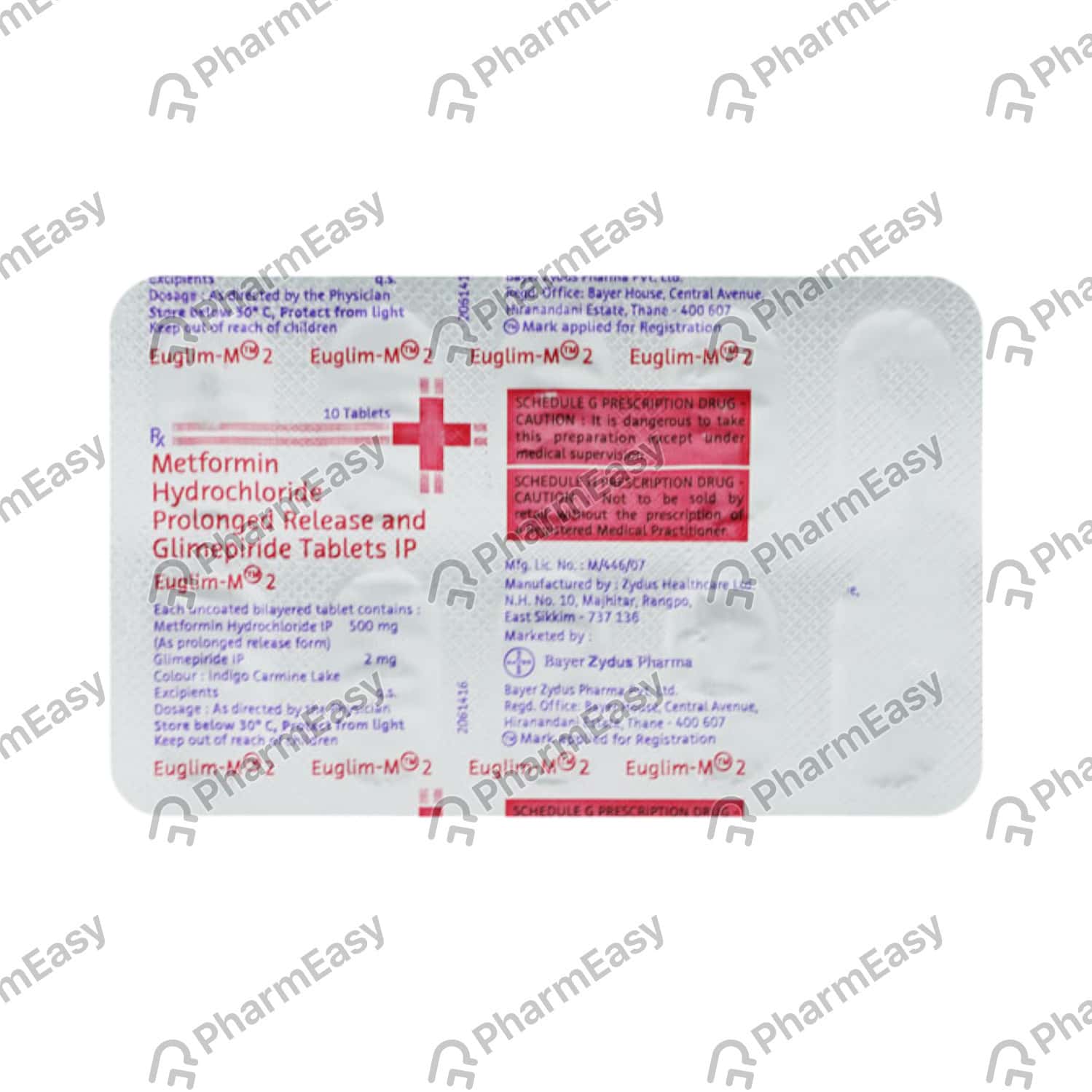 Buy Euglim Mf Tablet (10) Online at Flat 15% OFF | PharmEasy