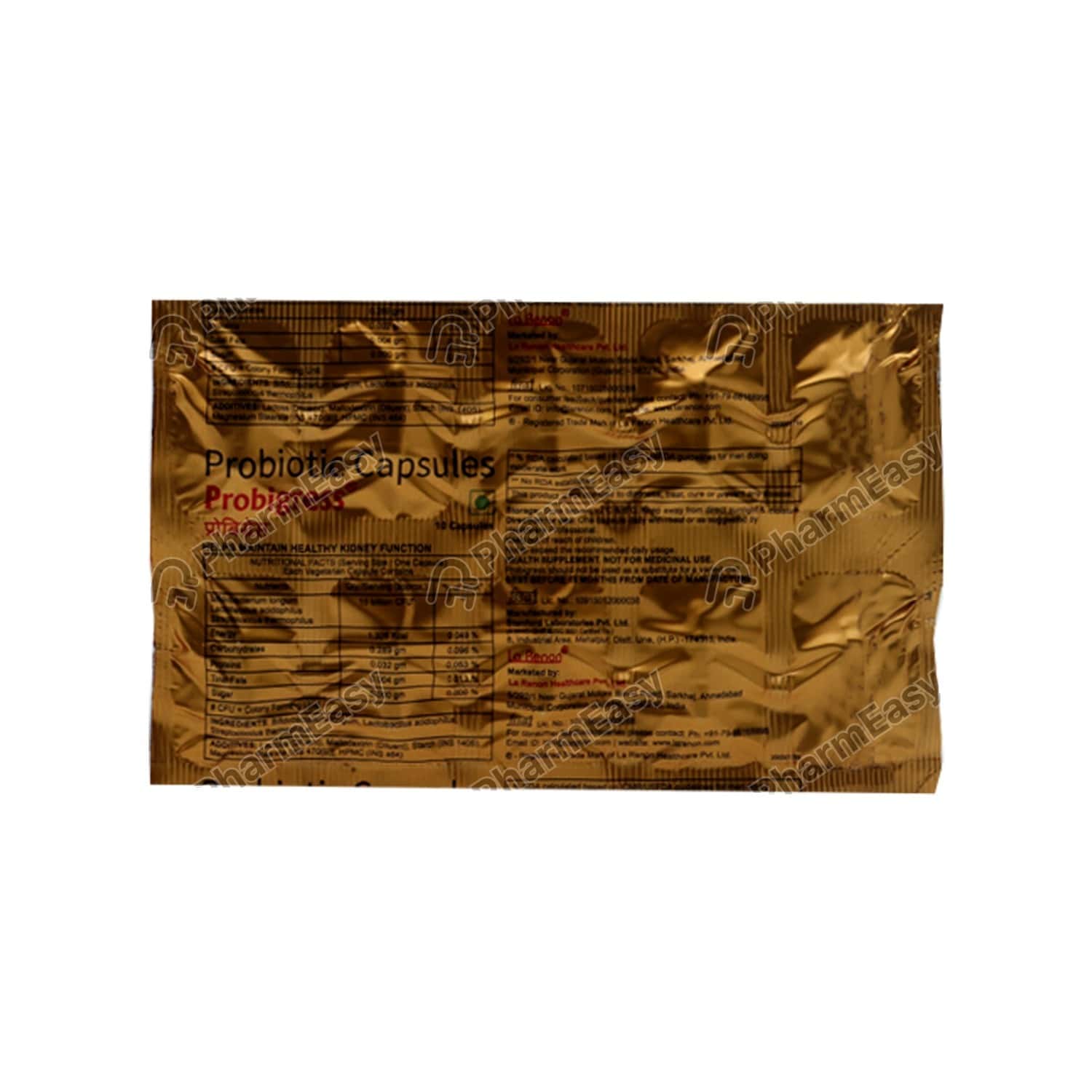 Buy Probigress Strip Of 10 Capsules Online at Flat 18% OFF* | PharmEasy