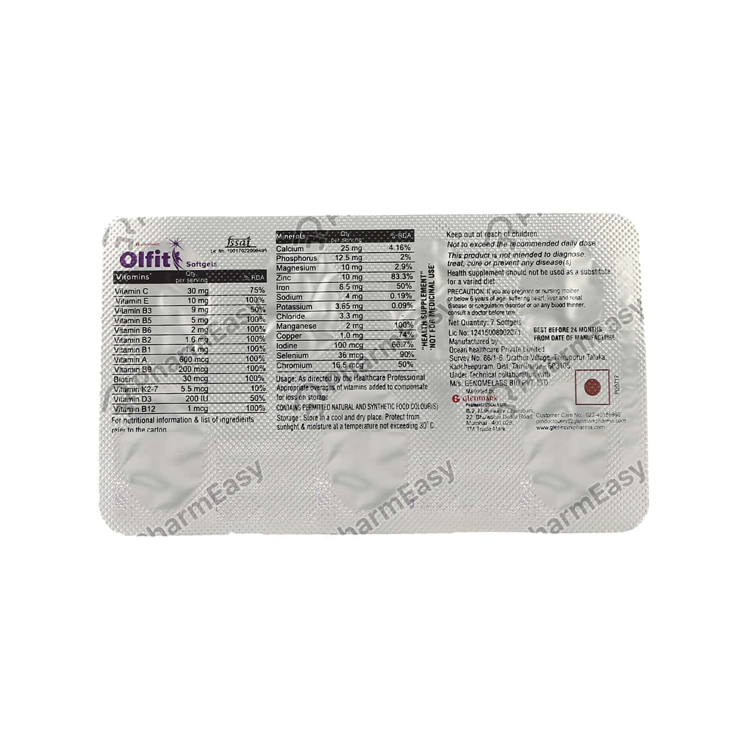 Buy Olfit Strip Of 7 Capsules Online at Flat 18% OFF* | PharmEasy