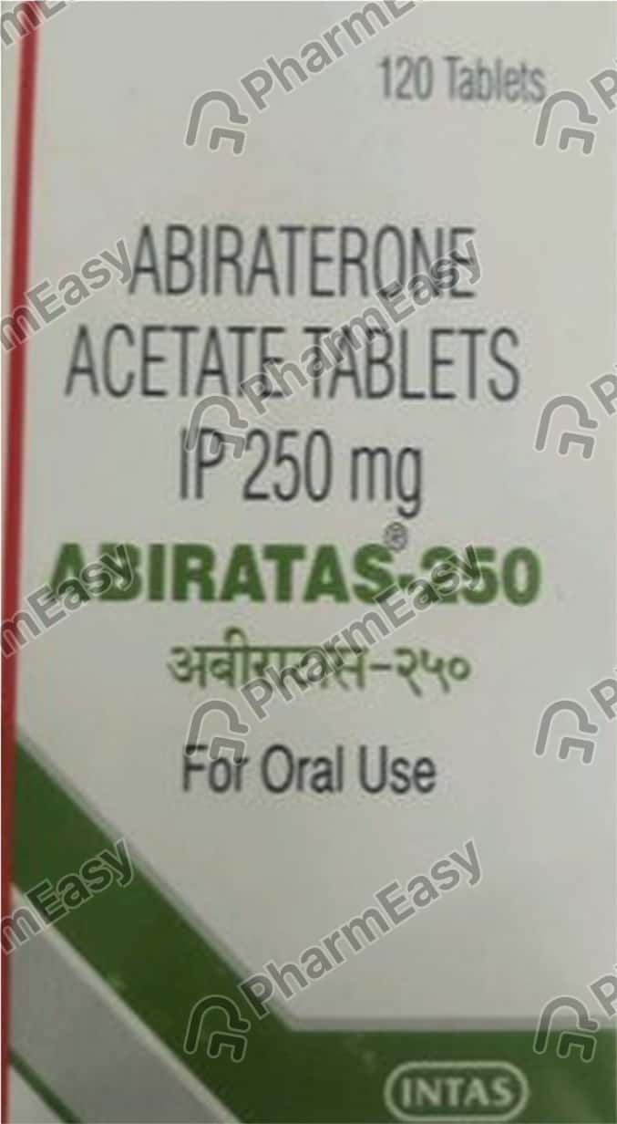 Abiratas 250 MG Tablet (120): Uses, Side Effects, Price & Dosage ...