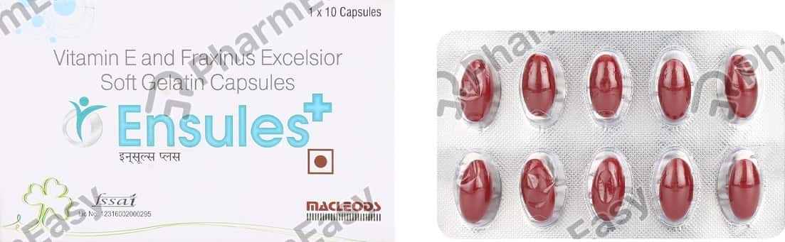 Buy Ensules Plus Strip Of 10 Capsules Online at Flat 15% OFF | PharmEasy