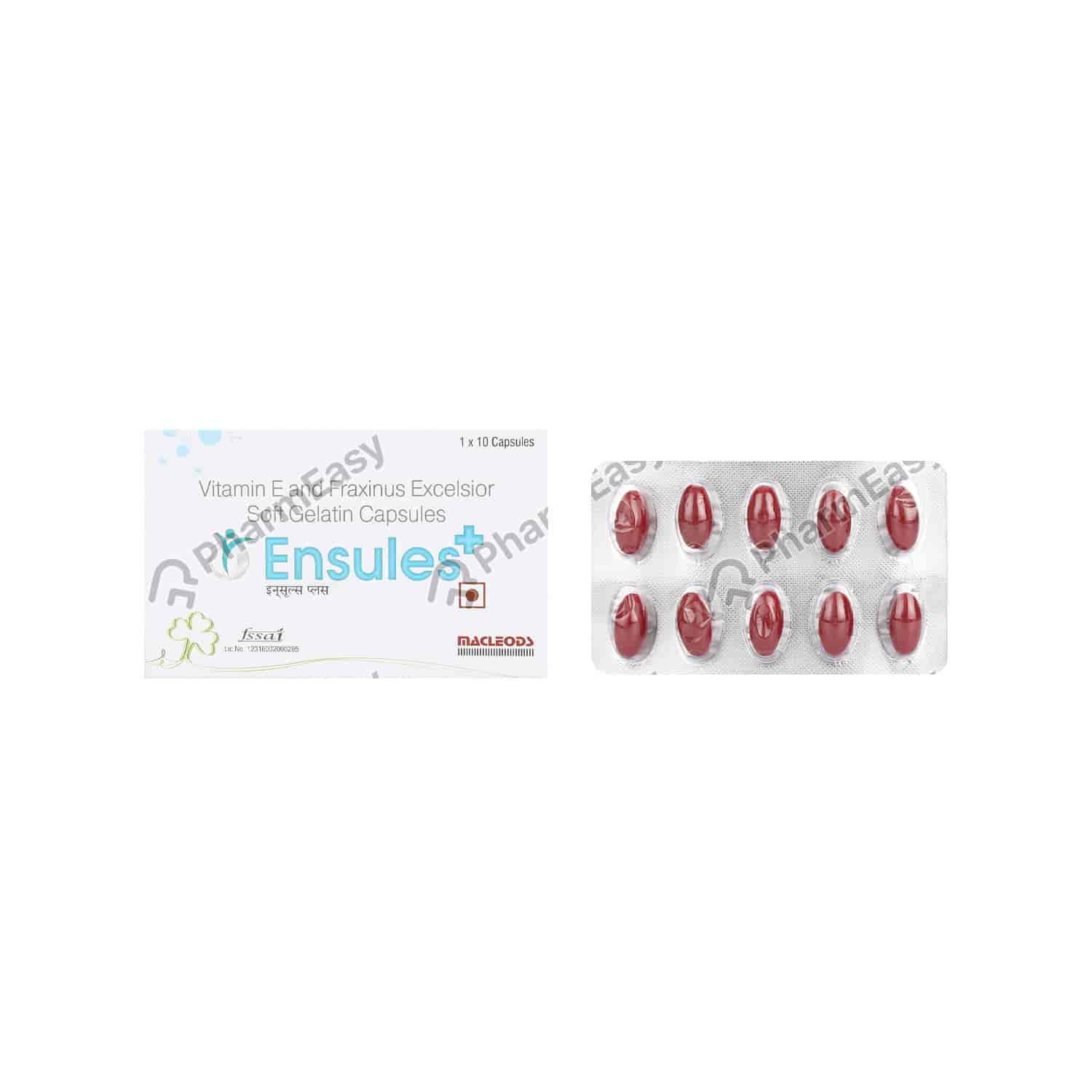 Buy Ensules Plus Strip Of 10 Capsules Online at Flat 18% OFF* | PharmEasy