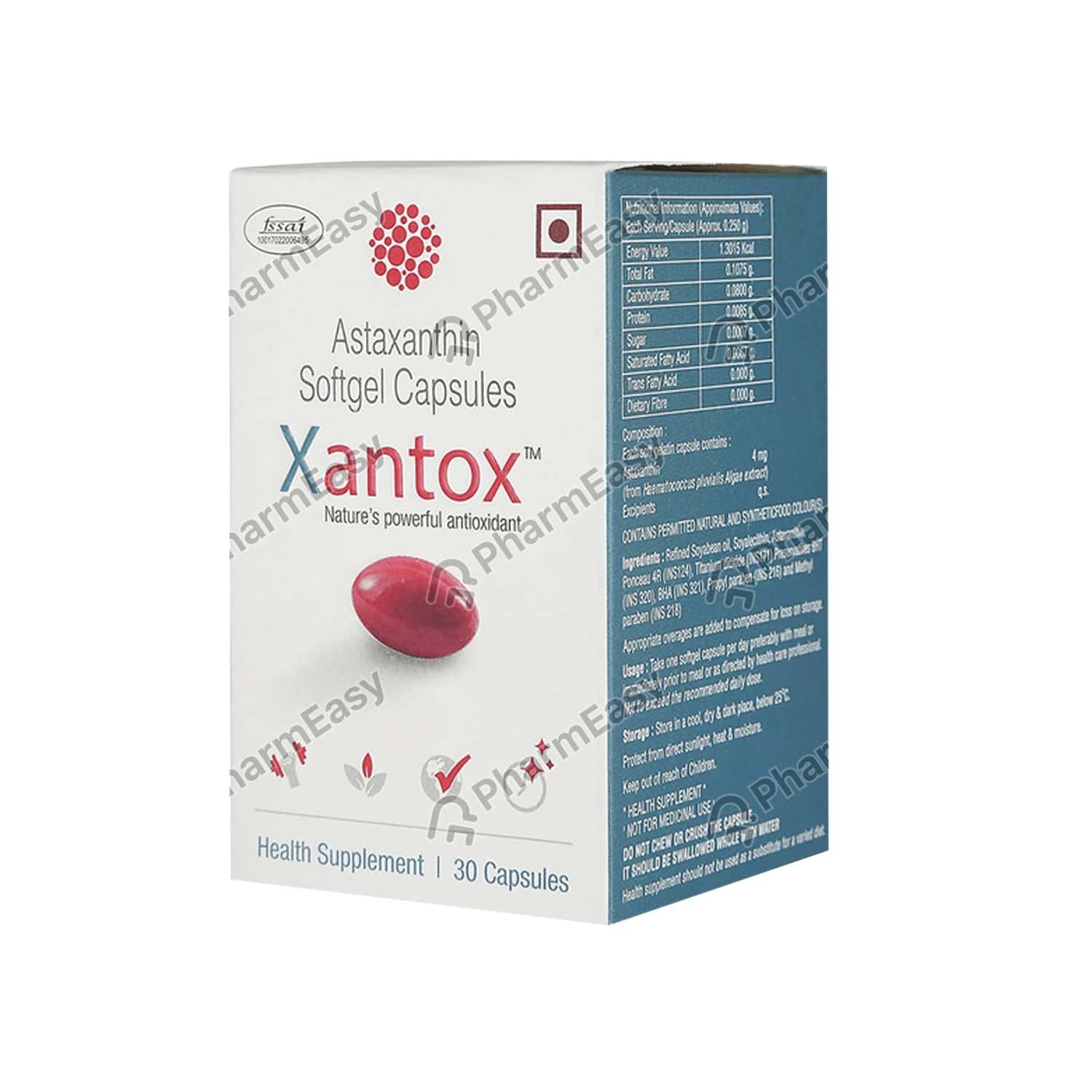 Buy Xantox 4 MG Capsule (30) Online at Flat 15% OFF | PharmEasy