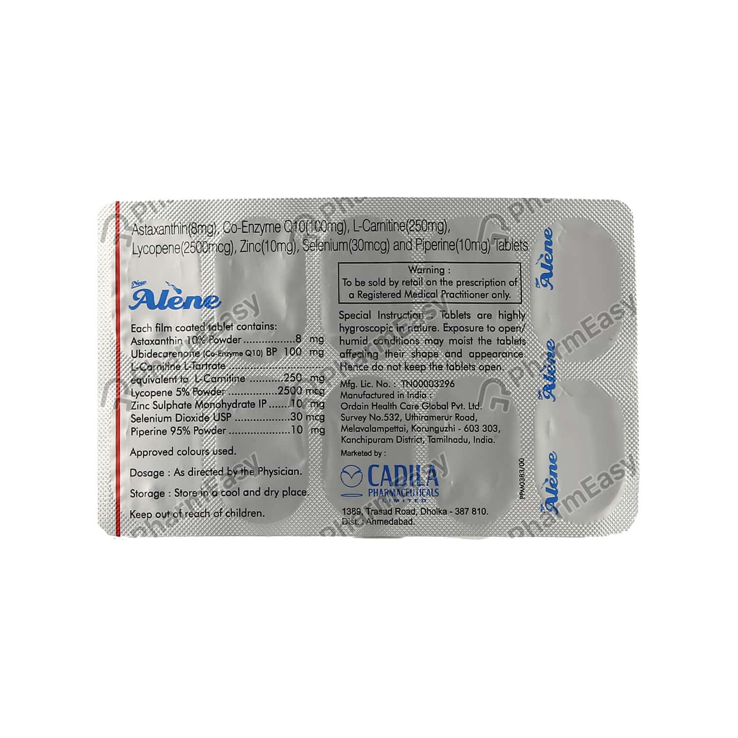 Buy New Alene Strip Of 10 Tablets Online at Flat 18% OFF* | PharmEasy