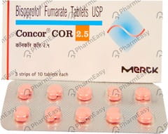 Concor 2.5 Tablet: Uses, Side Effects, Price, Dosage & More Info ...