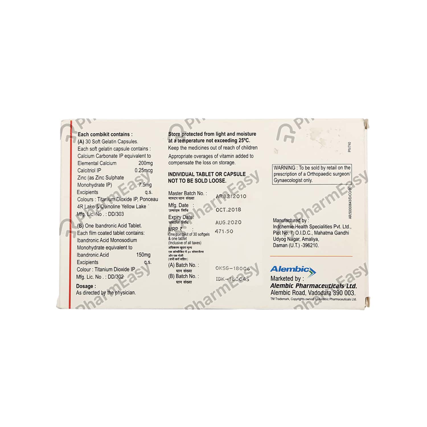 Buy Osteokit Strip Of 30 Capsules & 1 Tablet Combikit Online at Flat 18 ...