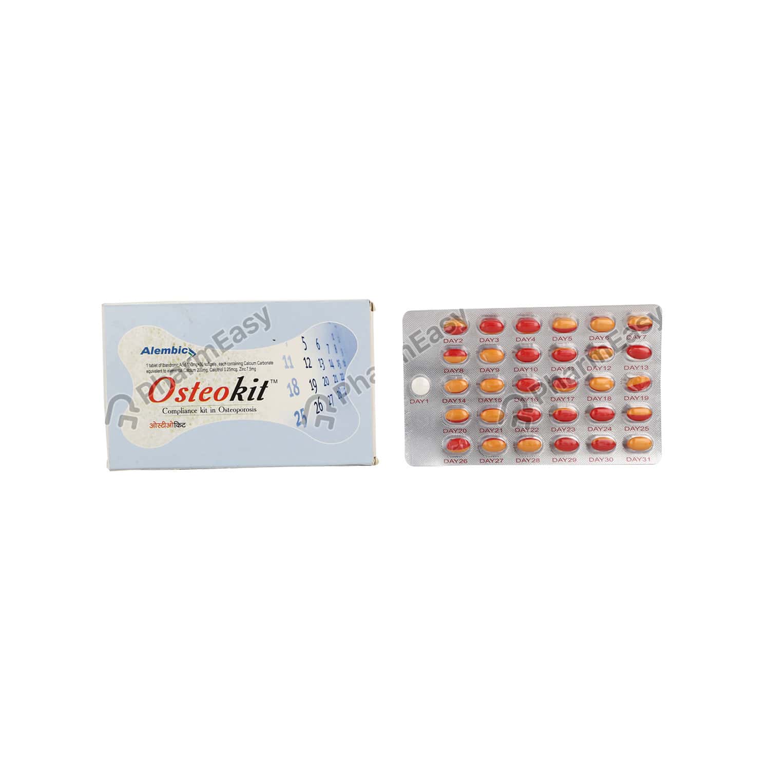 Buy Osteokit Strip Of 30 Capsules & 1 Tablet Combikit Online at Flat 18 ...