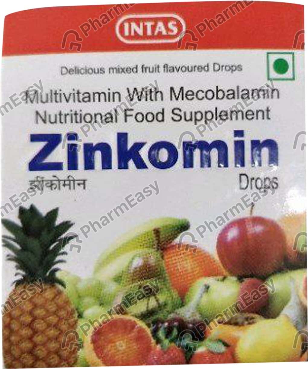 Buy Zinkomin Mixed Fruit Flavour Bottle Of 15ml Drops Online at Flat 15 ...