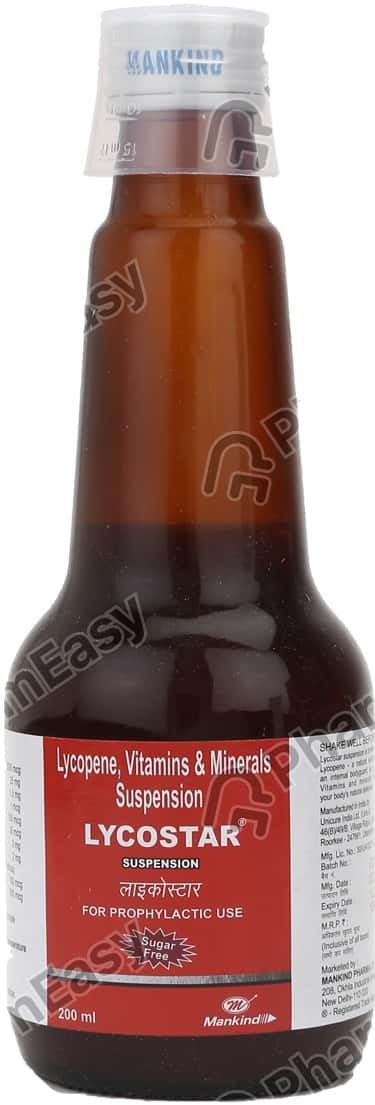 Buy Lycostar Sugar Free Bottle Of 200ml Suspension Online at Flat 15% ...