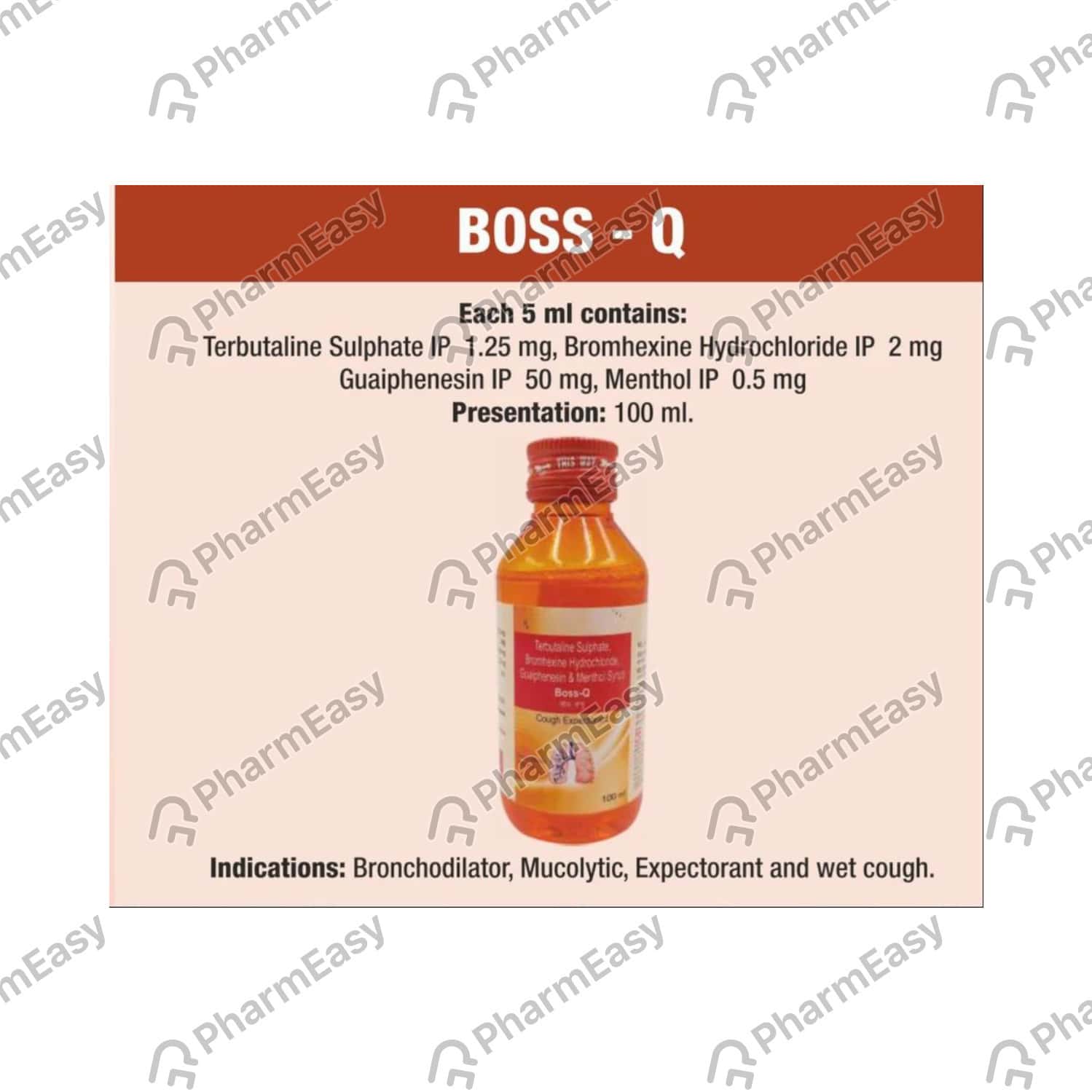 Boss Q Bottle Of 100ml Syrup: Uses, Side Effects, Price & Dosage ...
