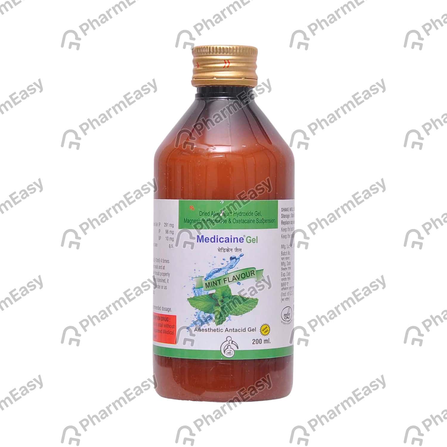 Medicaine Mint Flavour Sugar Free Bottle Of 200ml Oral Gel: Uses, Side ...