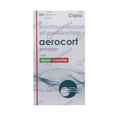 Buy Aerocort With Dose Counter 50/50mcg Inhaler 200md Online at Flat 18 ...