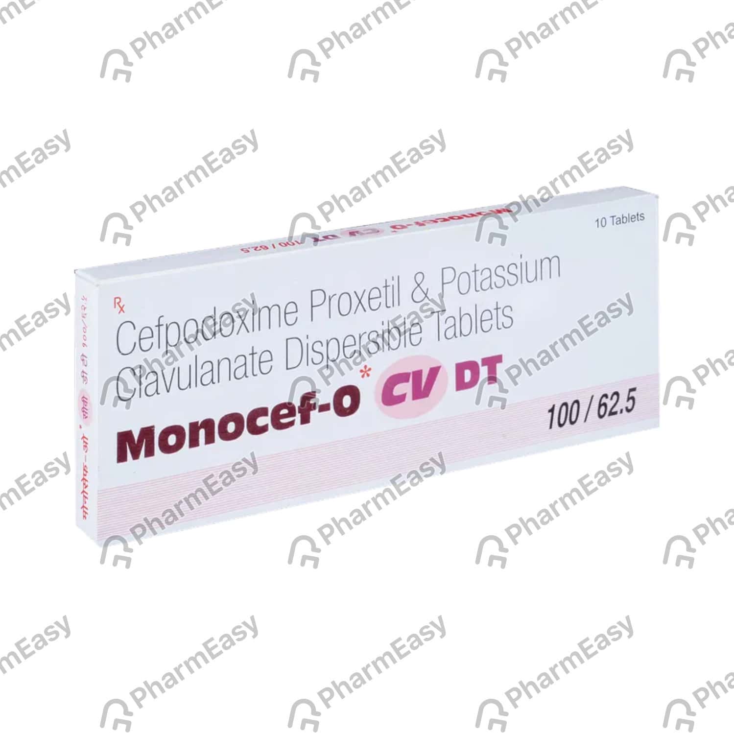 Monocef O Cv 100/62.5mg Dt Strip Of 10 Tablets: Uses, Side Effects ...