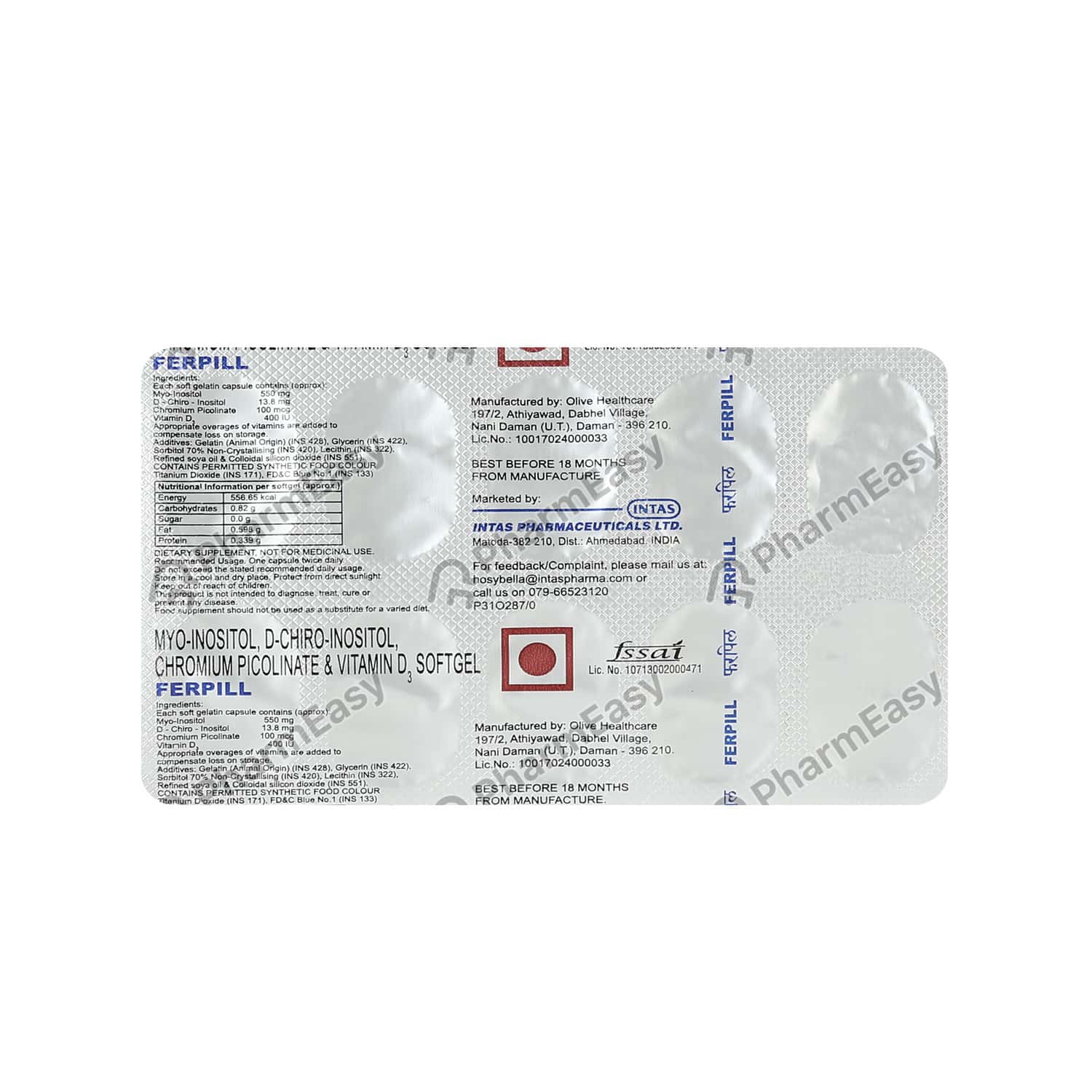 Buy Ferpill Strip Of 10 Capsules Online at Flat 18% OFF* | PharmEasy