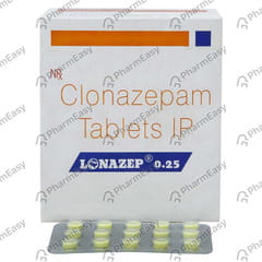Lonazep 0.25 MG Tablet (15): Uses, Side Effects, Price & Dosage | PharmEasy