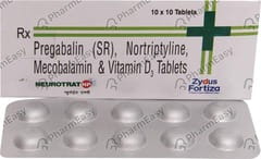 Neurotrat Np 75/10mg/1500mcg/2000iu Strip Of 10 Tablets: Uses, Side ...