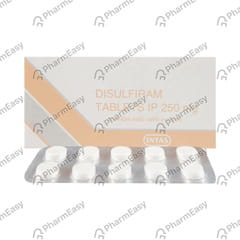 Disulfiram 250 MG Tablet (10): Uses, Side Effects, Price & Dosage ...