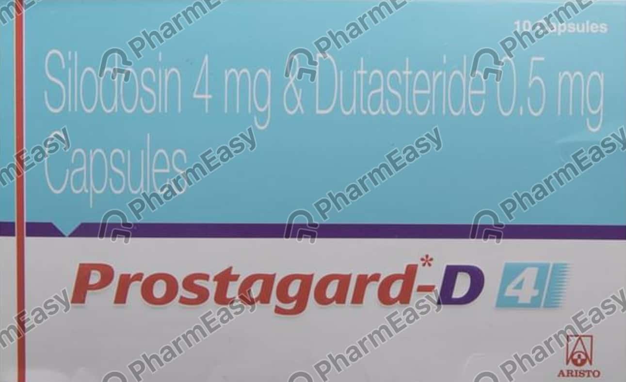 Prostagard D 4mg Strip Of 10 Capsules: Uses, Side Effects, Price ...