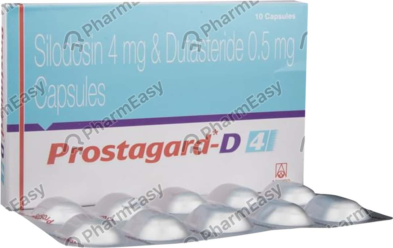 Prostagard D 4mg Strip Of 10 Capsules: Uses, Side Effects, Price ...