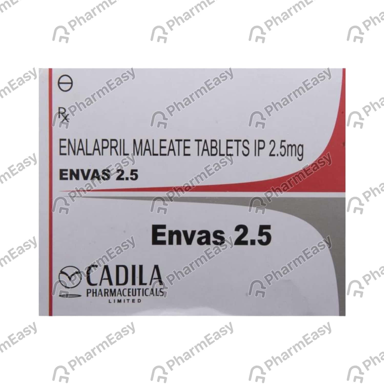 Envas 2.5 MG Tablet (30): Uses, Side Effects, Price & Dosage | PharmEasy