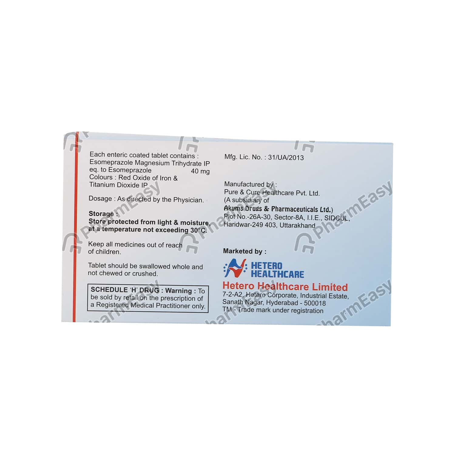 Buy 4ph 40 MG Tablet (15) Online at Flat 18% OFF* | PharmEasy
