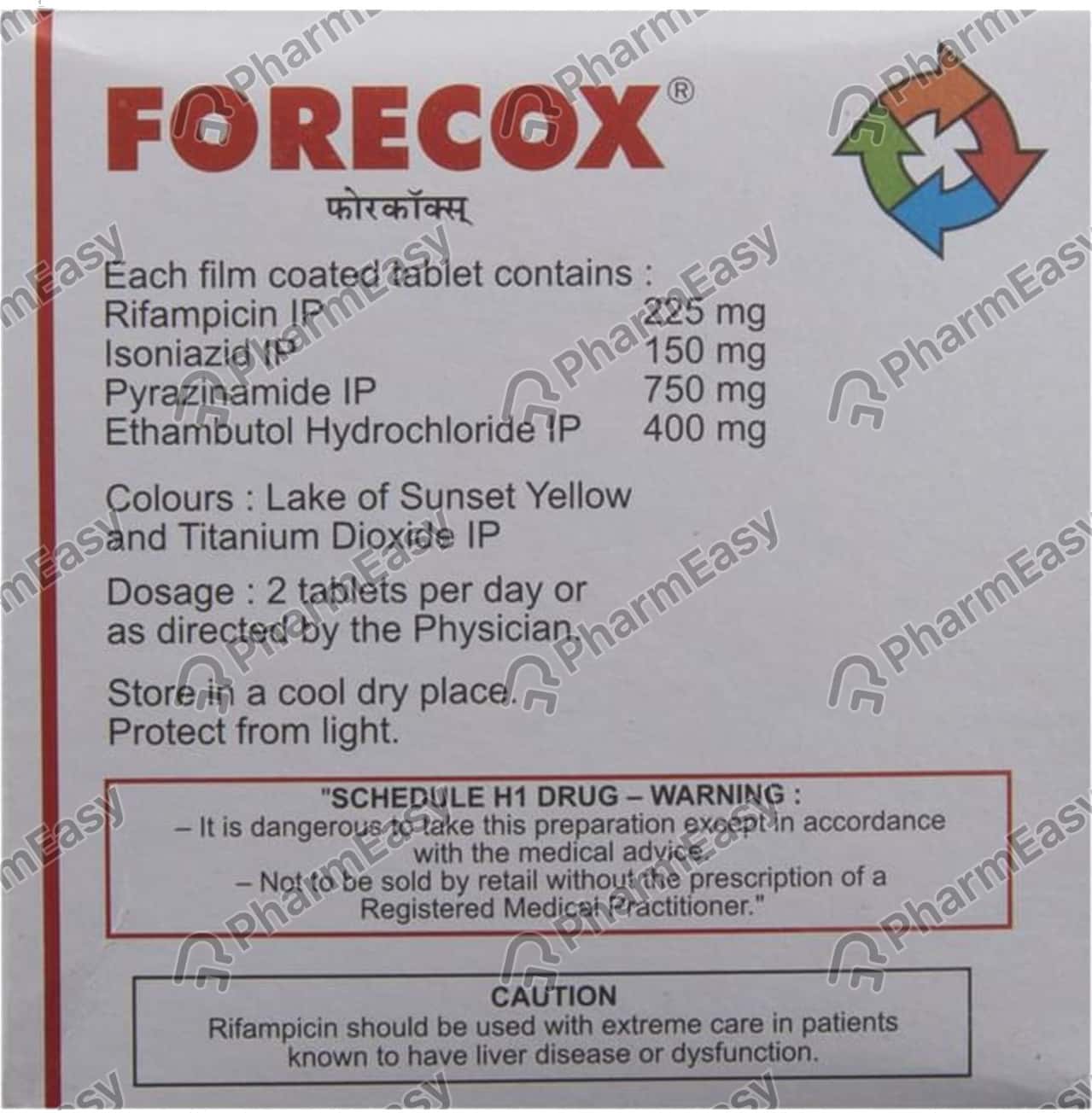 Forcox Tablet 6: Uses, Side Effects, Price & Dosage | PharmEasy