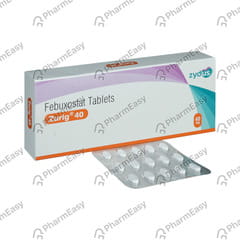 Zurig 40 MG Tablet (10): Uses, Side Effects, Price & Dosage | PharmEasy