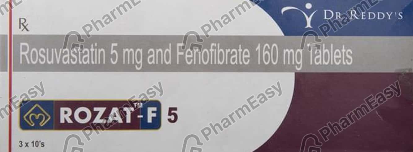 Rozat F 5/160 Mg Strip Of 10 Tablets: Uses, Side Effects, Price ...